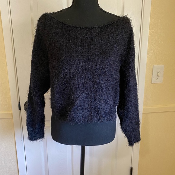 Forever 21 | Tops | Forever 2 Black Fuzzy Top | Poshmark